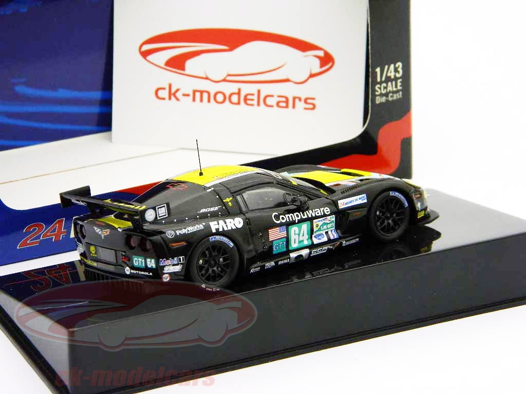 Ixo 1:43 Corvette C6.R #64 LMGT1 24h LeMans 2009 LMM173 model car ...