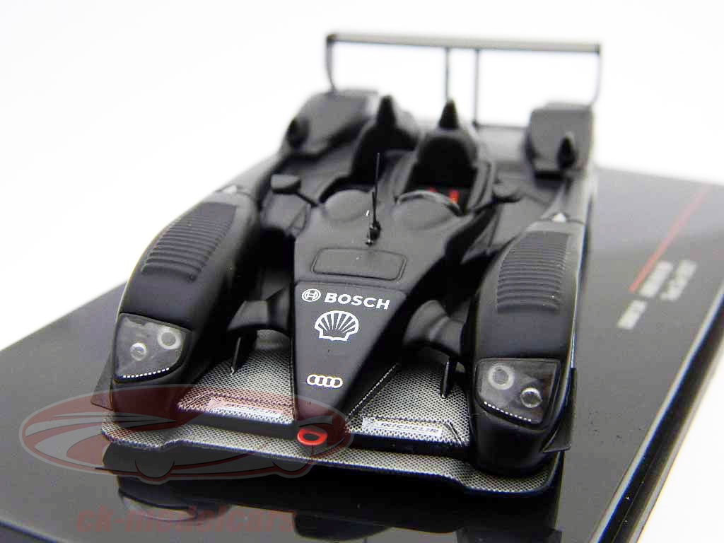 Ixo 1:43 Audi R10 TDI Test Car 24h LeMans 2007 matt black LMM134 model ...