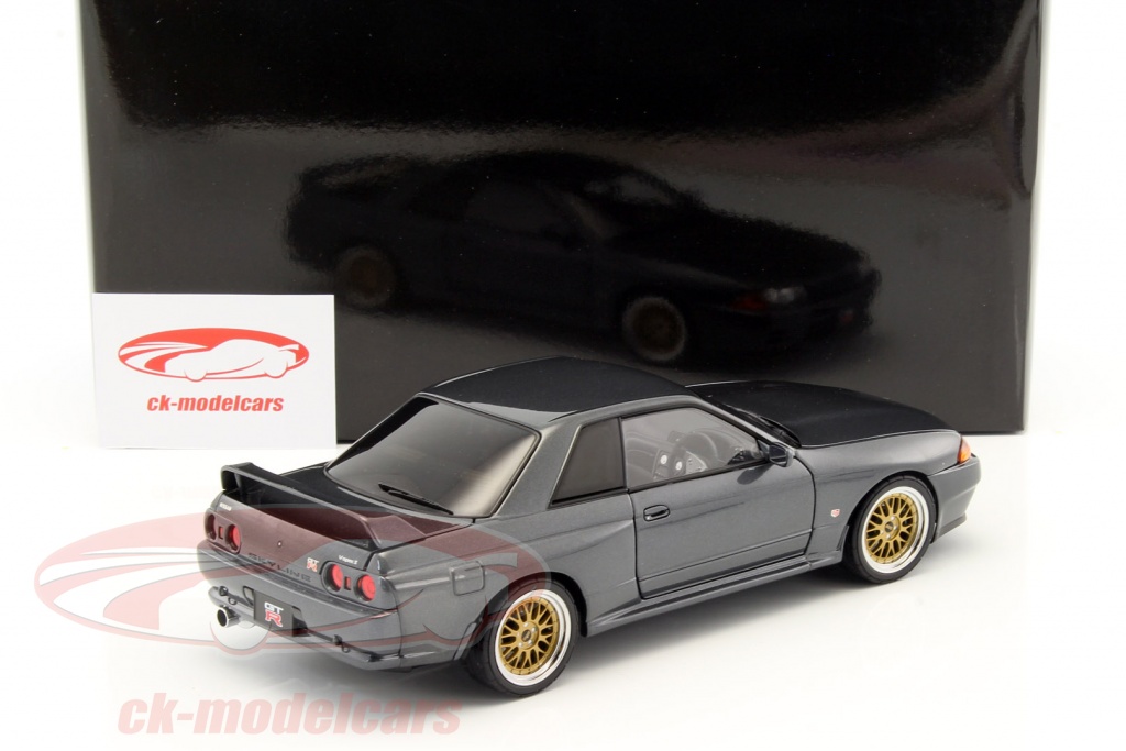 AUTOart 1:18 Nissan Skyline GT-R (R32) Tuned Version グレー メタリック 77417 ...