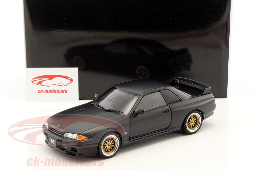 AUTOart 1:18 Nissan Skyline GT-R (R32) Tuned Version frosted black ...