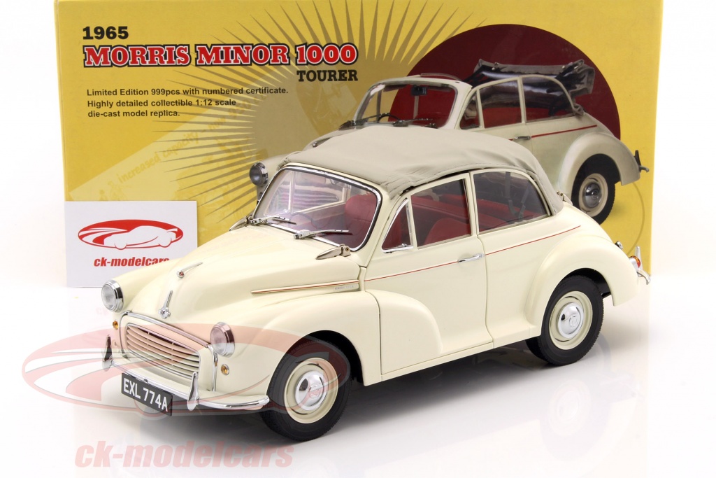 Sun Star Models 1:12 Morris Minor 1000 Tourer year 1965 white 4774 model car 4774 657440047746