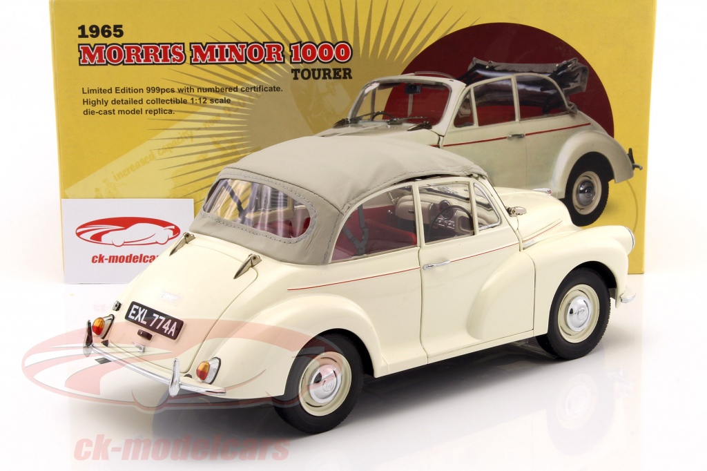 Sun Star Models 1:12 Morris Minor 1000 Tourer Bouwjaar 1965 wit 4774 ...