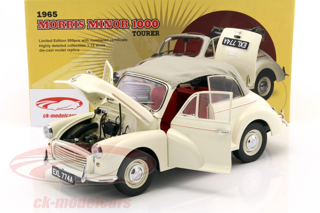 Sun Star Models 1:12 Morris Minor 1000 Tourer Bouwjaar 1965 wit 4774 ...