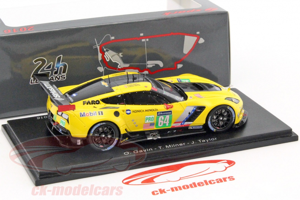 Spark 1:43 Chevrolet Corvette C7.R #64 24h LeMans 2016 Gavin, Milner ...