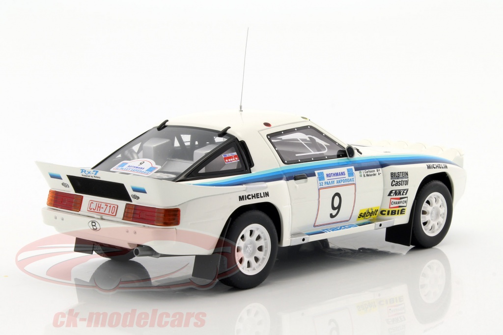 Ottomobile 1:18 Mazda RX-7 Groupe B #9 3rd Rally Acropolis 1985 Ingvar ...