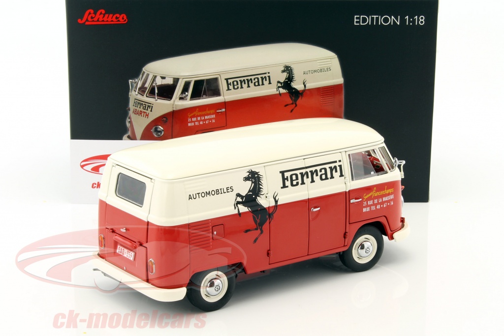 Schuco 1:18 Volkswagen VW T1 транспортер Ferrari Год постройки 1959-63 ...