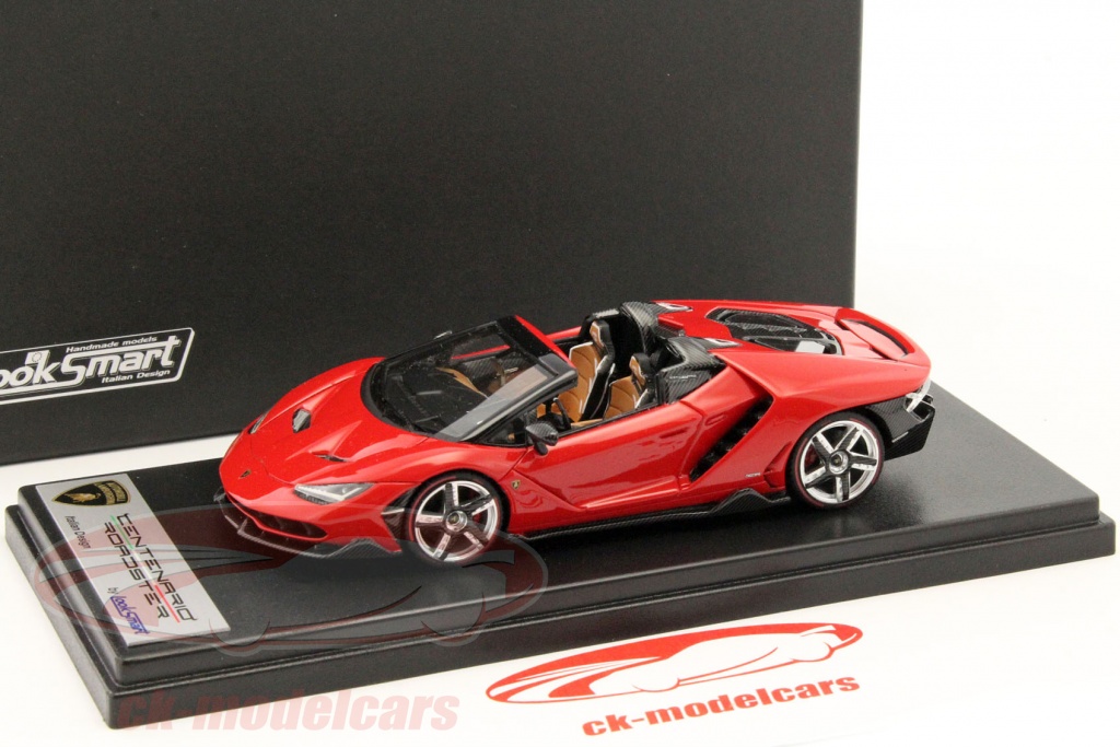 LookSmart 1:43 Lamborghini Centenario Roadster red LS465D model car LS465D