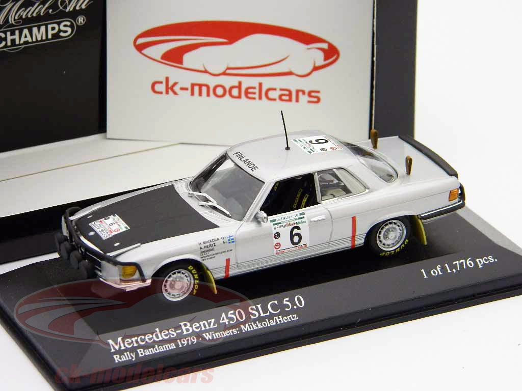 Minichamps 1:43 Mercedes-Benz 450 SLC 5.0 Winner Rally Bandama 1979 ...