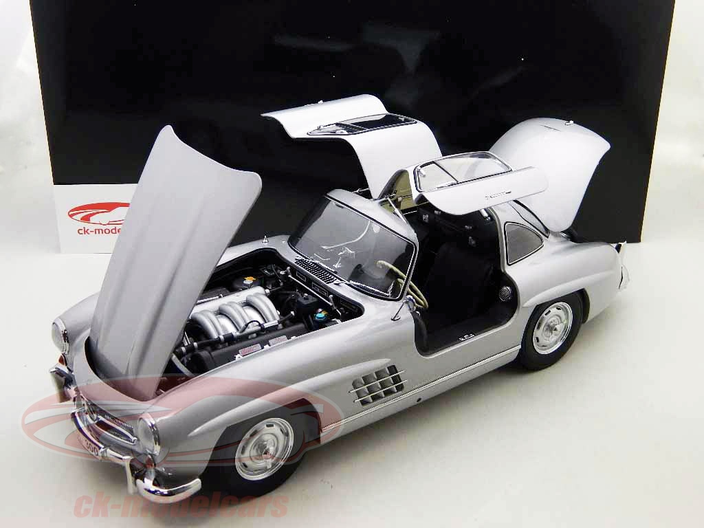 Premium Classixxs 1:12 Mercedes-Benz 300 SL silver metallic 10500 model ...
