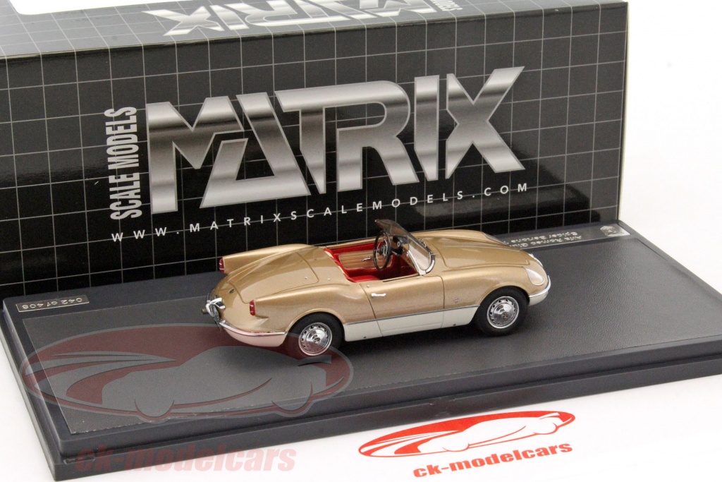 Matrix 1:43 Alfa Romeo Giulietta Spider Bertone year 1956 tan metallic ...