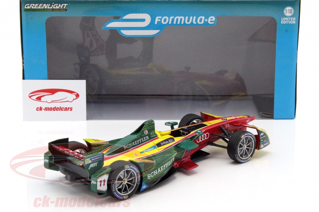 Greenlight 1:18 Lucas di Grassi ABT Schaeffler FE02 #11 Formel E 2016/ ...