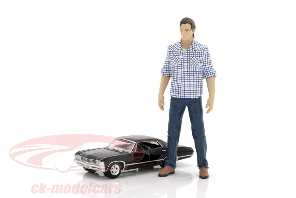 Greenlight 1:64 Set: Sam figure 1:18 + Chevrolet Impala Sedan TV-Serie ...