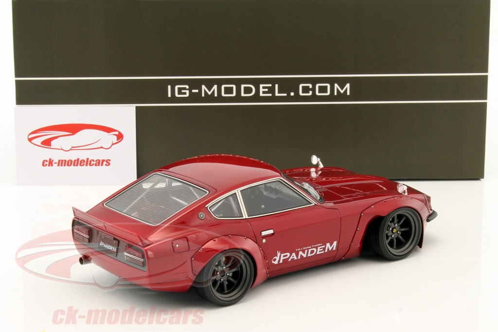 Ignition Model 1:18 Pandem S30 Z rouge métallique IG1006 modèle voiture IG1006 4573448880061