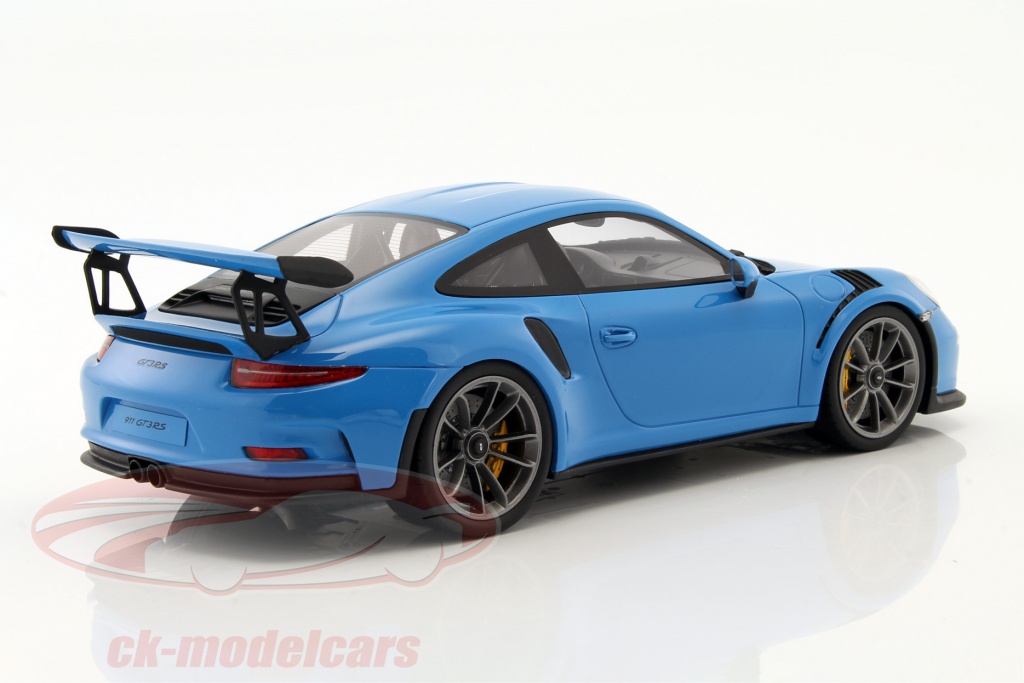 GT-SPIRIT 1:18 Porsche 911 (991) GT3 RS riviera blue GT139 model car ...