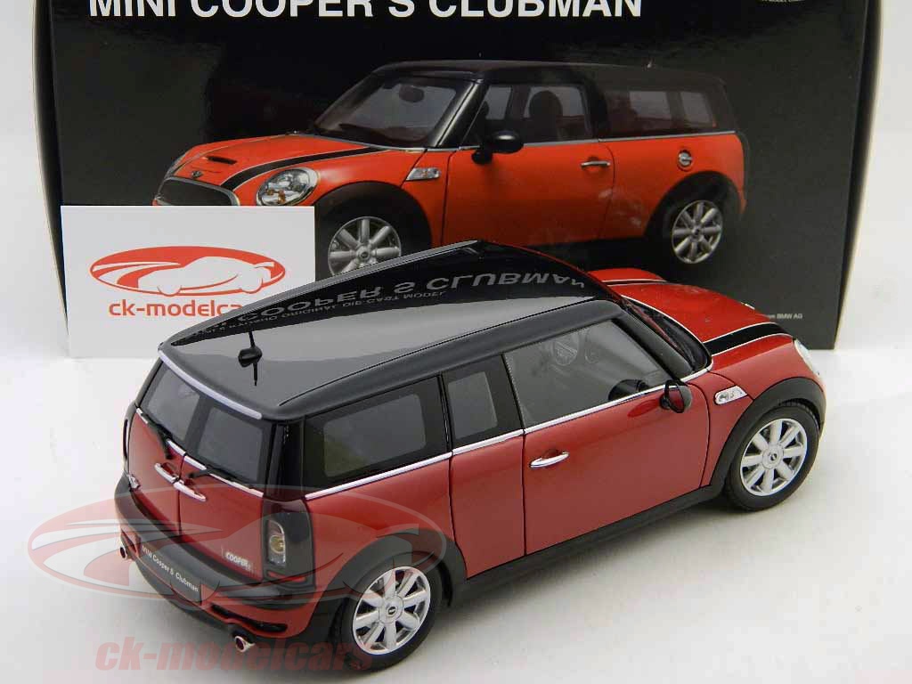 Kyosho 1:18 Mini Cooper S Clubman rot / red 08746R Modellauto 08746R ...