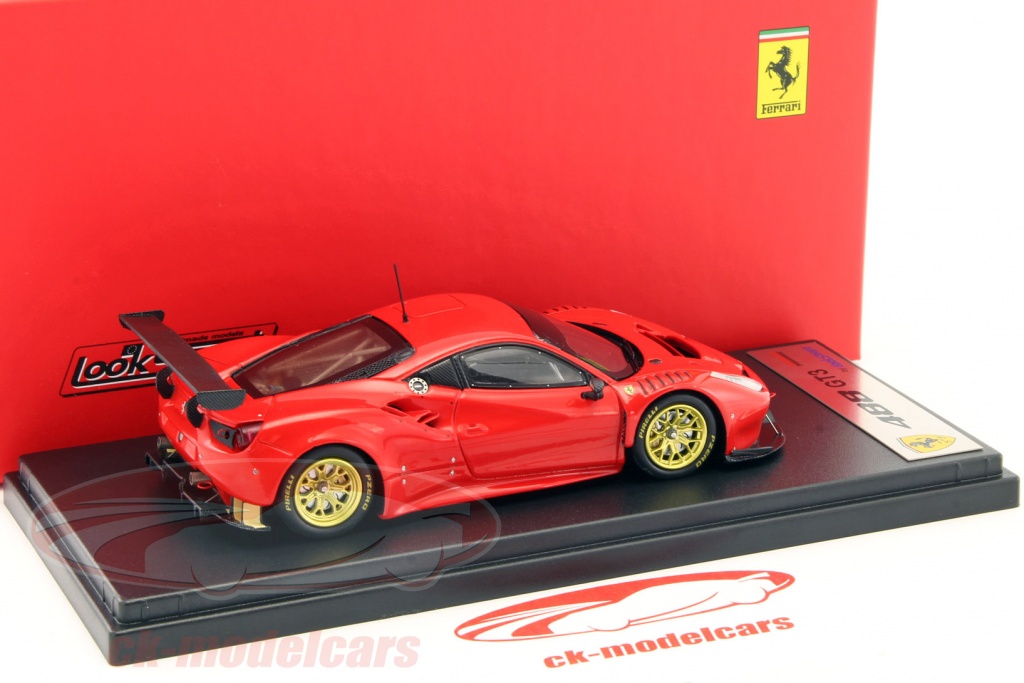 LookSmart 1:43 Ferrari 488 GT3 red LSRC07 model car LSRC07 9580006140609