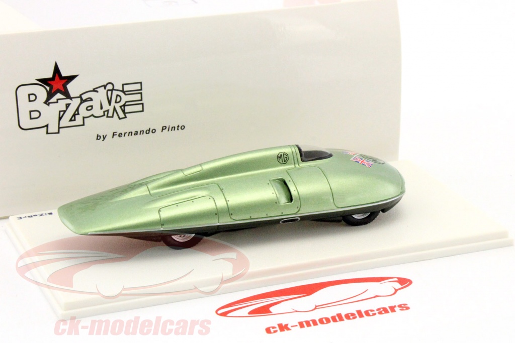 Spark 1:43 MG EX181 record car 1959 green Bizarre BZ454 model car BZ454 ...