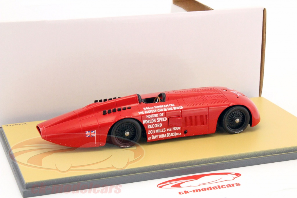 Spark 1:43 Sunbeam 1000hp Speed Record Daytona Beach 1927 Bizarre BZ434 ...