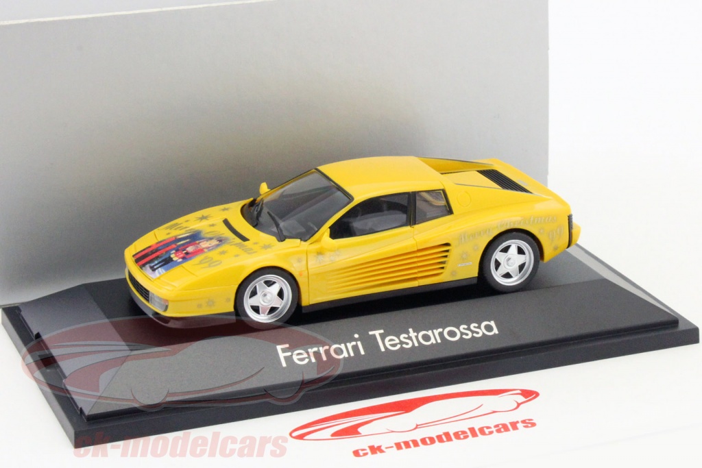 Herpa 1:43 Ferrari Testarossa Edition Christmas 1999 yellow ...