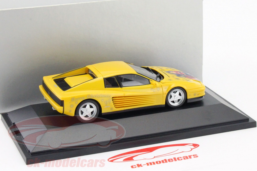 Herpa 1:43 Ferrari Testarossa Edition Christmas 1999 yellow ...