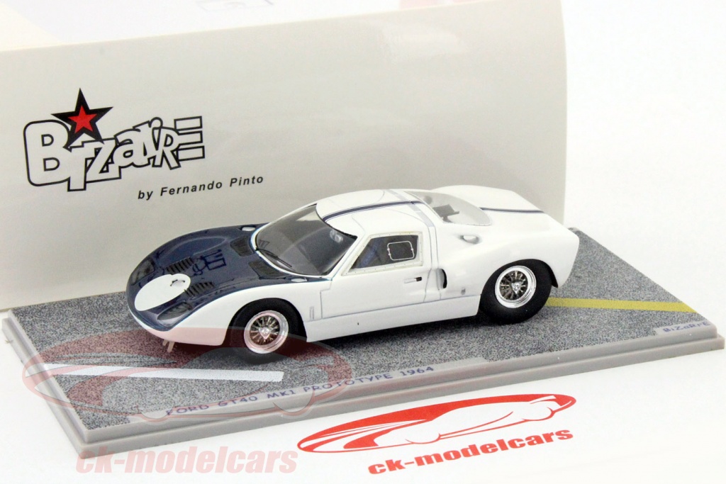 Spark 1:43 Ford GT 40 MK I prototype 1964 Bizarre BZ268 model car BZ268 ...