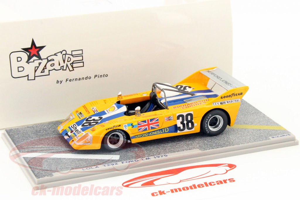 Spark 1:43 Lola T292 ford #38 LeMans 1975 Clarkson / Worthington ...