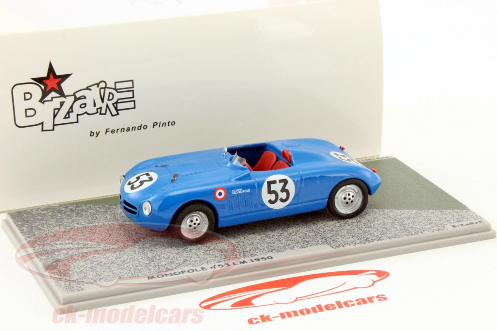 Spark 1:43 Monopole Tank X84 #53 24h LeMans 1950 Bizarre BZ046 model ...