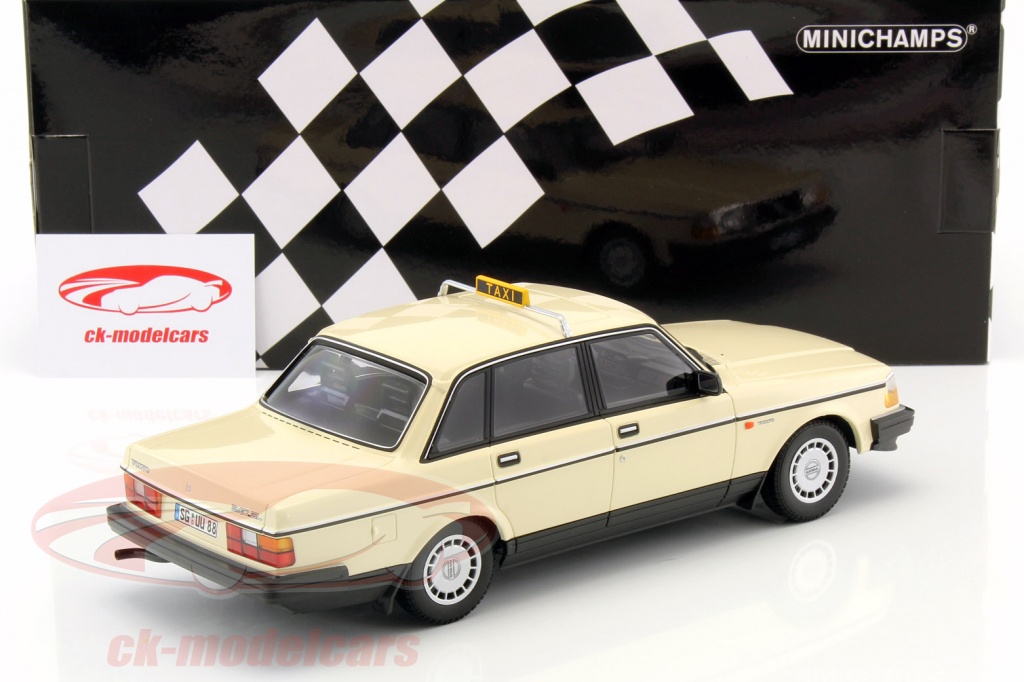 Minichamps 1:18 Volvo 240 GL taxi year 1986 beige 155171494 model car ...