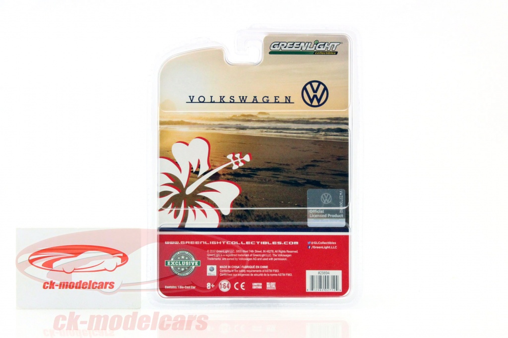 Greenlight 1:64 Volkswagen VW T2 double cabin Pick up Construction year ...