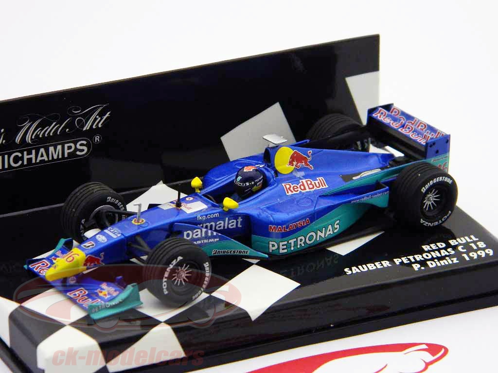 Minichamps 1:43 P. Diniz Red Bull Sauber Petronas C18 formula one 1999 ...