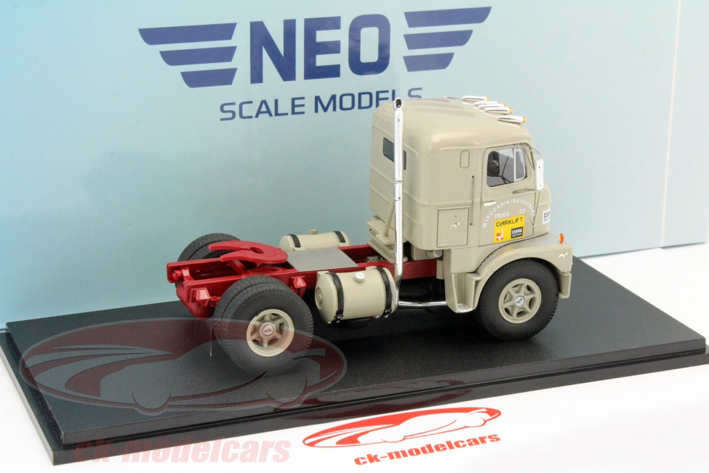 Neo 1:43 Mack H-67 COE light gray NEO96820 model car NEO96820 202089