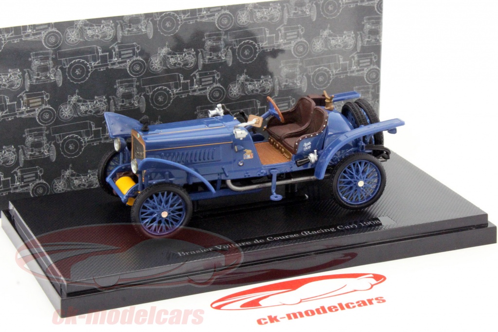 Dongguan 1:43 Brasier Voiture de Course 1908 Racing Car blau 463.11.01 ...