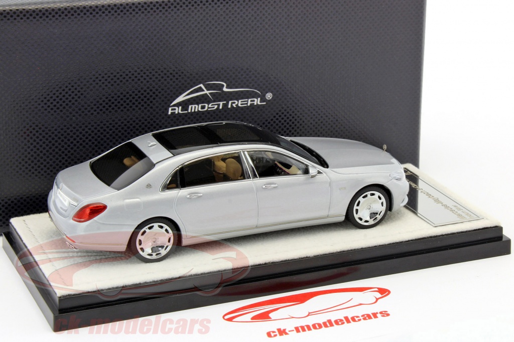 Almost Real 1:43 Mercedes-Benz S-Class Maybach year 2016 iridium silver ...
