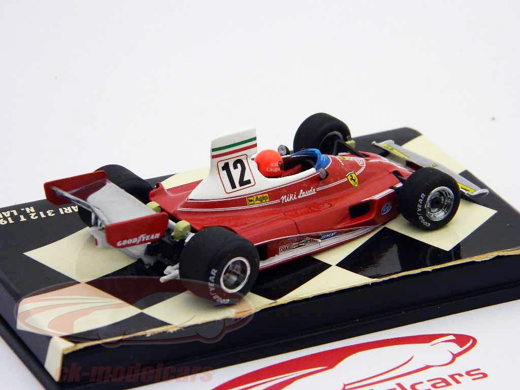 Minichamps 1:43 N. Lauda Ferrari 312T formula one worldchampion 1975 ...