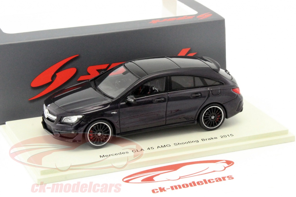 Spark 1:43 Mercedes-Benz CLA 45 AMG Shooting Brake year 2015 black ...