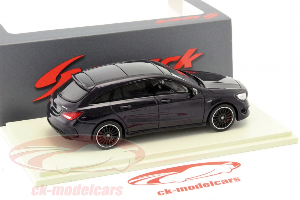 Spark 1:43 Mercedes-Benz CLA 45 AMG Shooting Brake year 2015 black ...