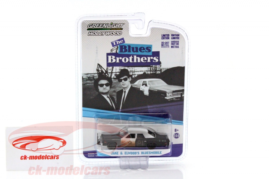 Greenlight 1:64 Dodge Monaco Jake and Elwoods Bluesmobile The Blues ...