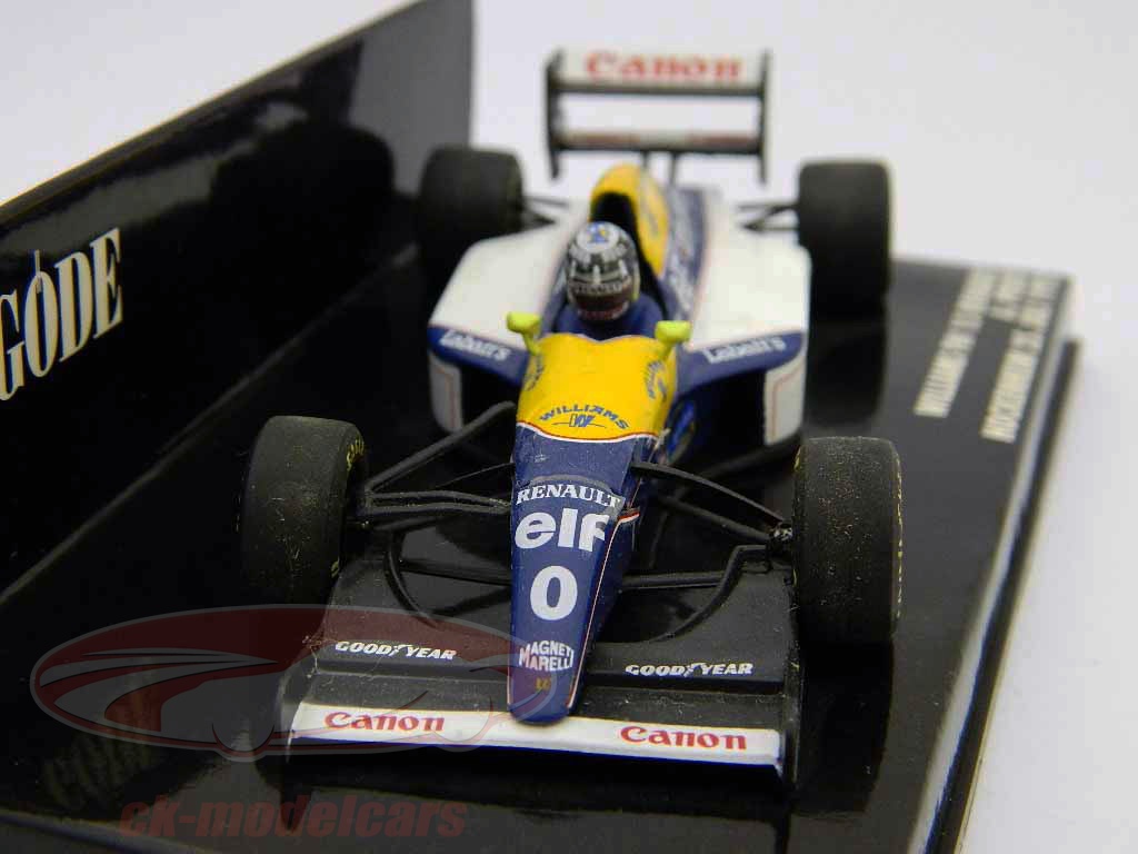 Minichamps 1:43 D. Hill Williams Renault FW15 formula one 1993 CK999474 ...
