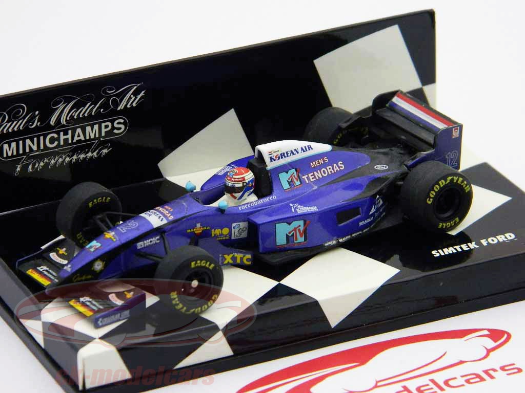 Minichamps 1:43 J. Verstappen Simtek Ford S951 formula one 1995 model ...