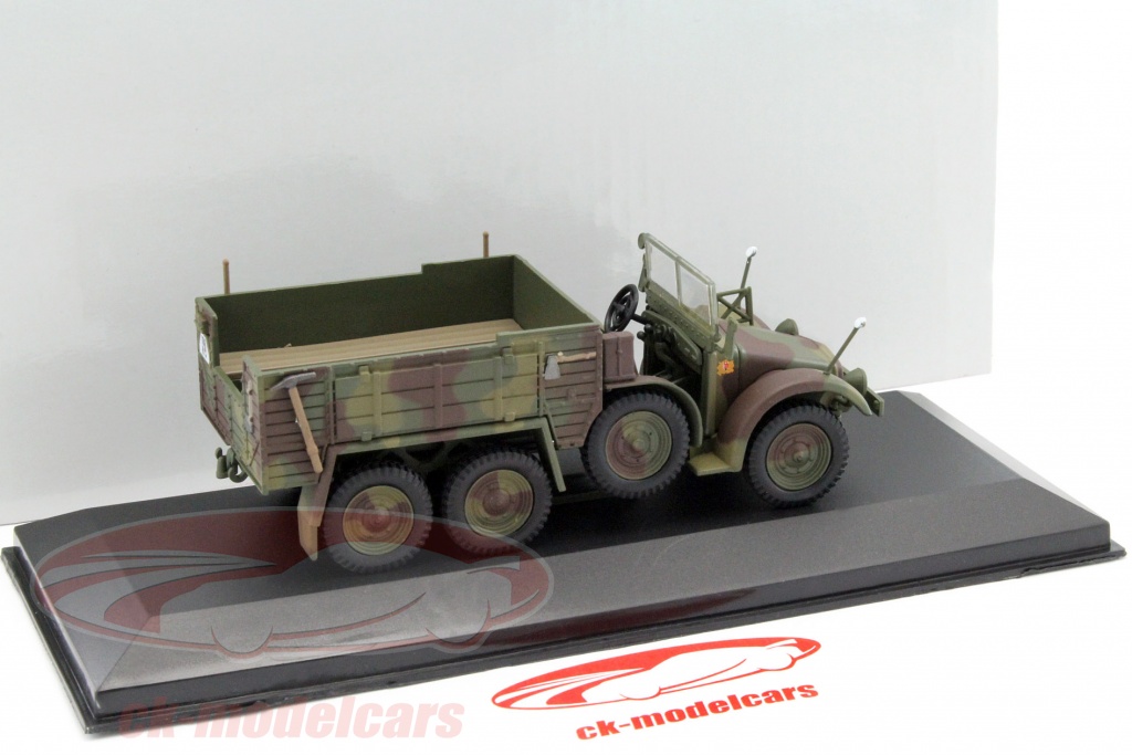 Altaya 1:43 Krupp L2H143 Hungarian army USSR 1942 camouflage MAG EX34 model car MAG EX34