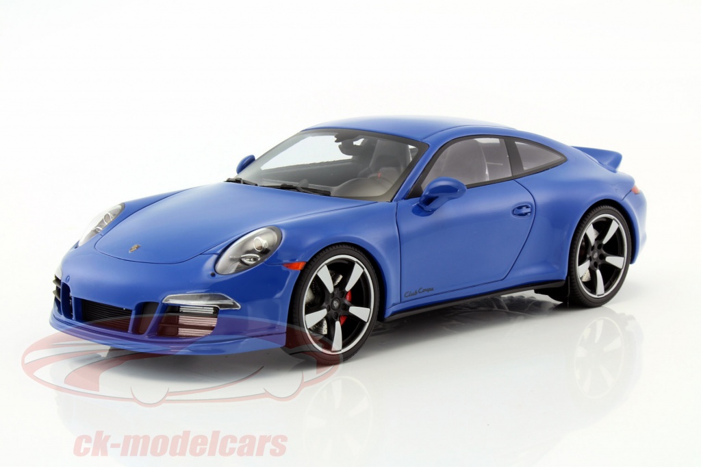 GT-SPIRIT 1:18 Porsche 911 (991) GTS Club Coupe Year 2015 blue With ...