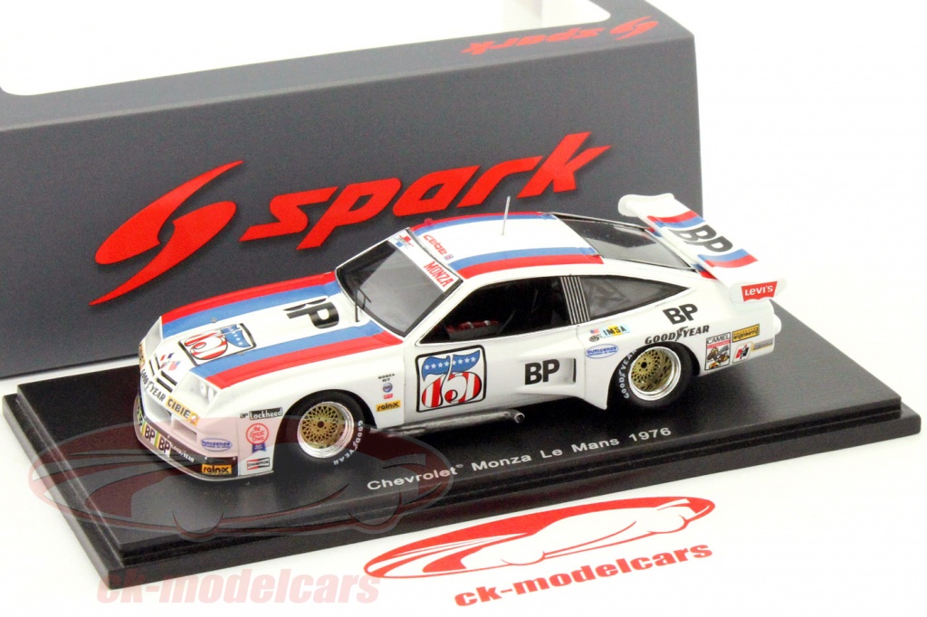 Spark 1:43 Chevrolet Monza #75 24h LeMans 1976 Keyser, Wachs S4383 ...