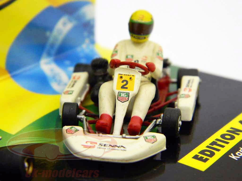 Minichamps 1:43 A. Senna 2-kart models set 1980 + 1993 CK999486 model ...