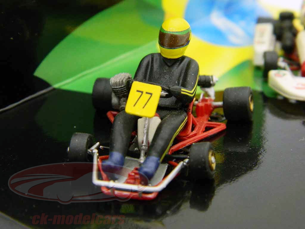 Minichamps 1:43 A. Senna 2-kart models set 1980 + 1993 CK999486 model ...