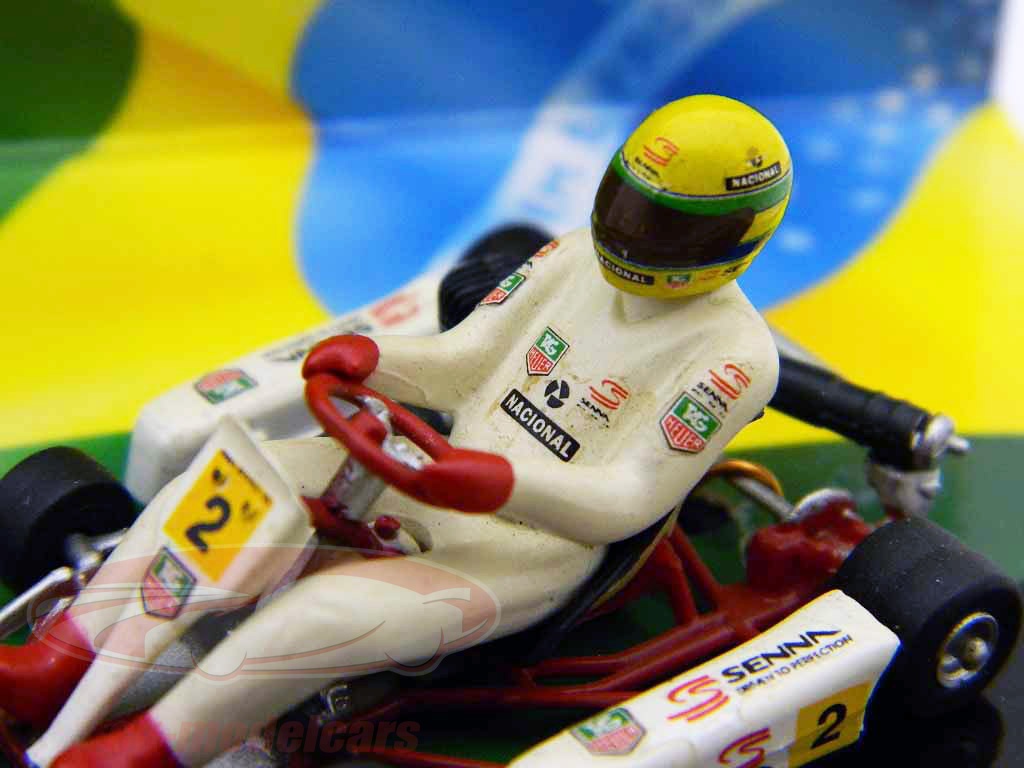 Minichamps 1:43 A. Senna 2-kart models set 1980 + 1993 CK999486 model ...