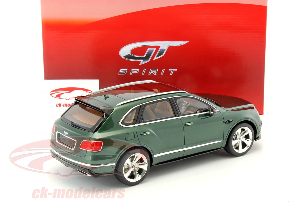 GT-SPIRIT 1:18 Bentley Bentayga Sport year 2016 green metallic GT133 ...