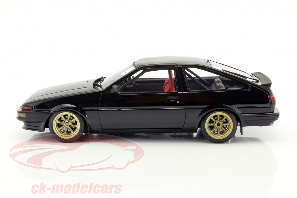 Ignition Model 1:18 Toyota Sprinter Trueno (AE86) 3-Door GTV black ...