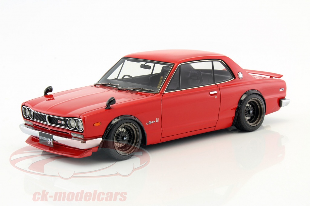 Ignition Model 1:18 Nissan Skyline 2000 GT-R (KPGC10) rot IG0772 Modellauto IG0772 4571477907728