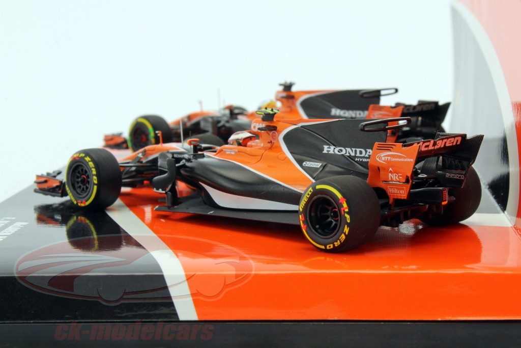 Minichamps 1:43 Alonso #14 & Vandoorne #2 2-Car set McLaren Honda MCL32 ...