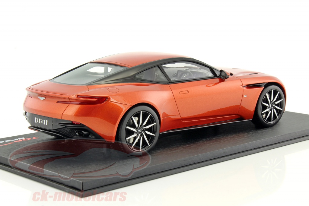 True Scale 1:18 Aston Martin DB11 year 2017 cinnabar orange TS0021 ...